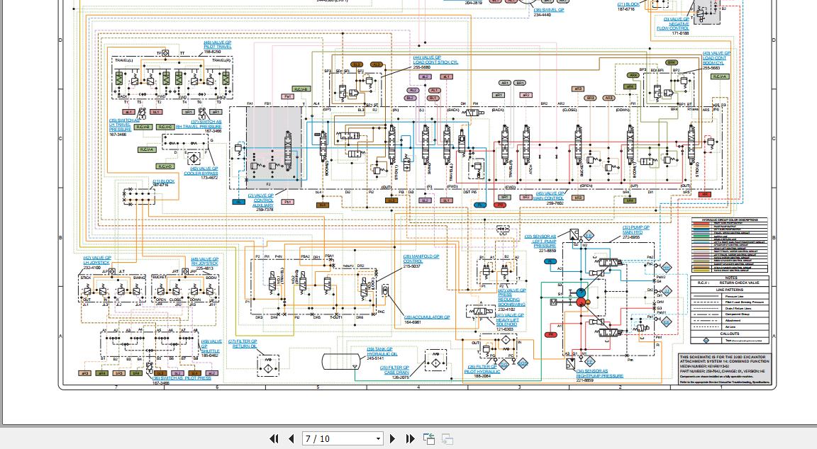 CAT Excavator 320D FAL Operators Service Manual and Schematics