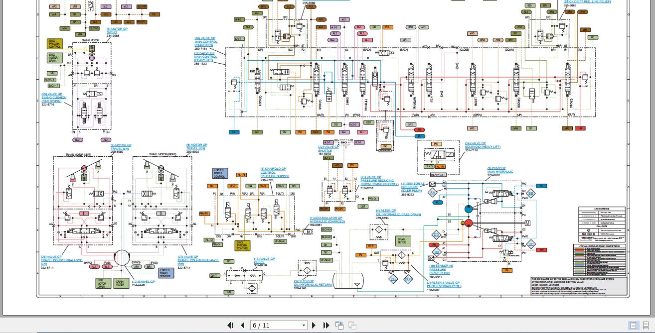 CAT Excavator 320D2 L KHR Operators Service Manual and Schematics