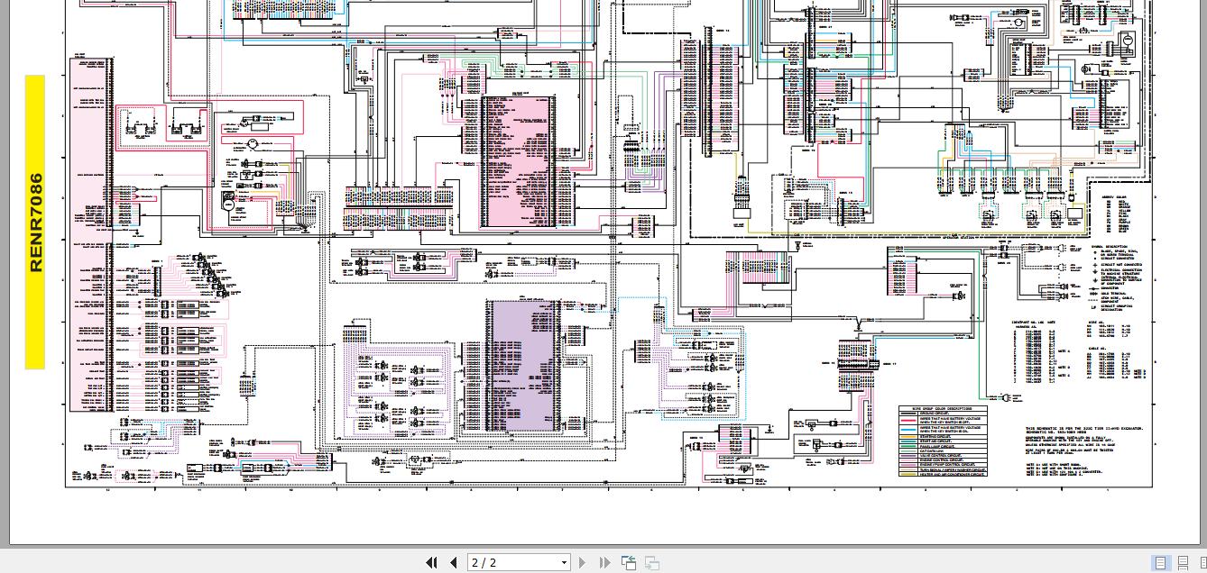 CAT Excavator 322C HEK Operators Service Manual and Schematics