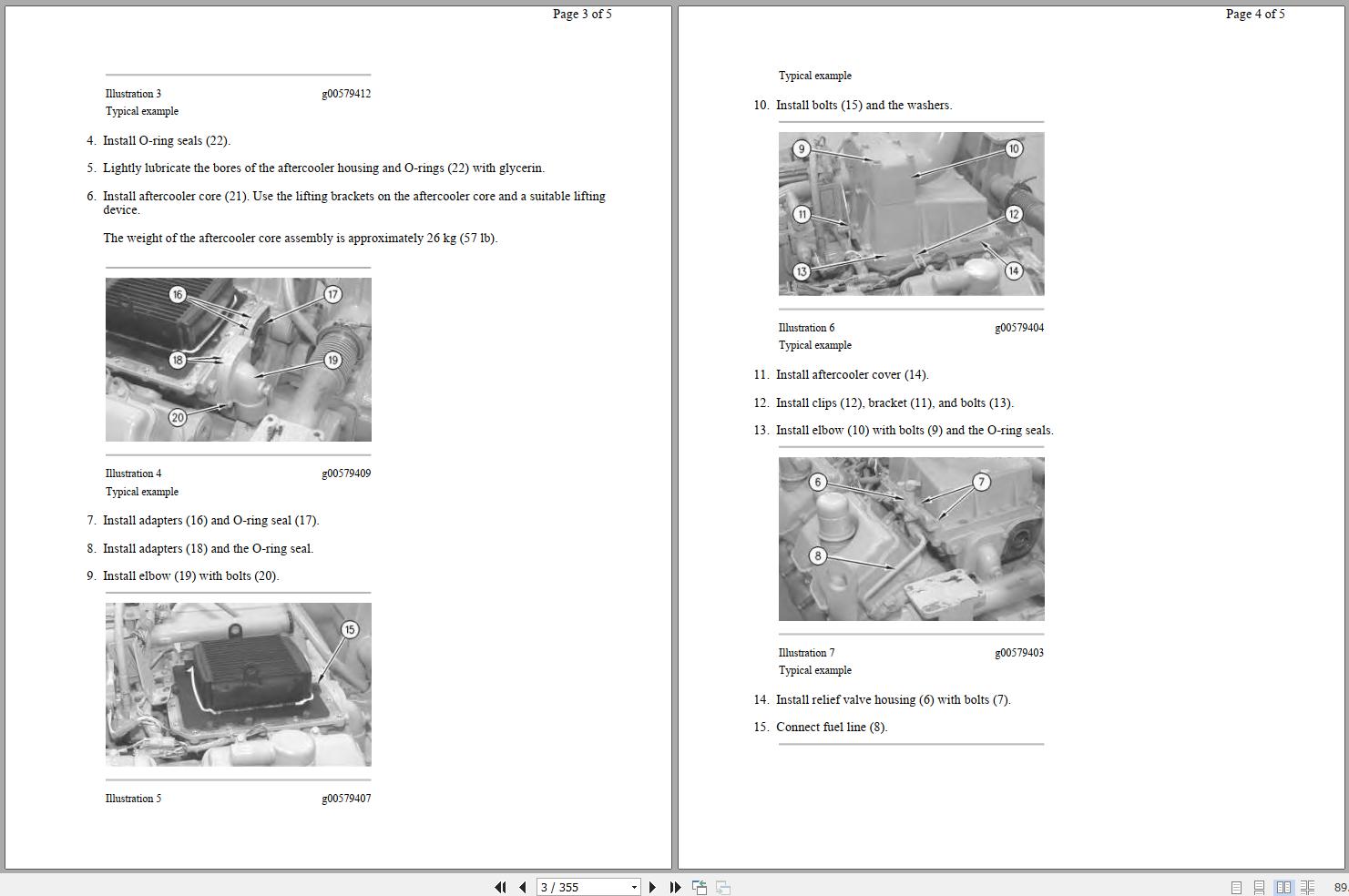 CAT Excavator 5110B AAK Operators Service Manual and Schematics