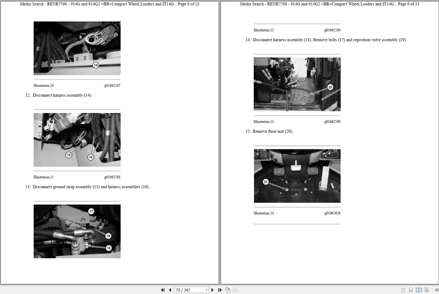 CAT Integrated Tool Carrier IT14G KZN Operators Service Manual and ...