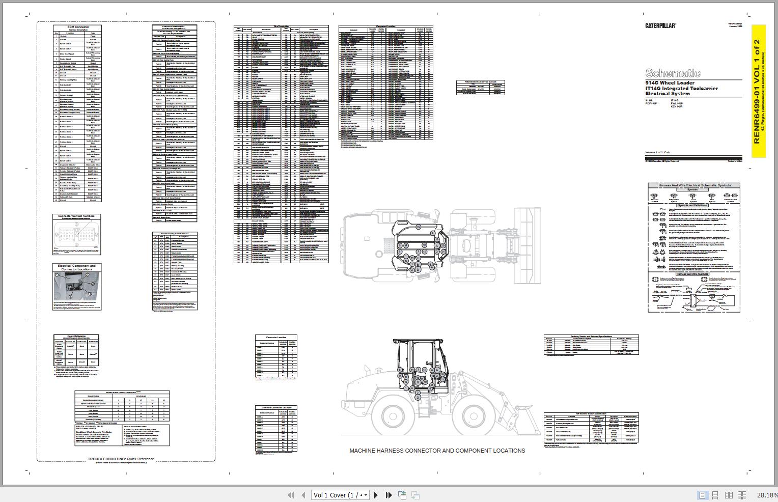 CAT Integrated Tool Carrier IT14G KZN Operators Service Manual and ...