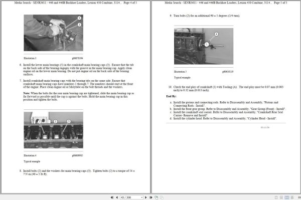 CAT Integrated Tool Carrier IT18F 5EJ Operators Service Manual and ...