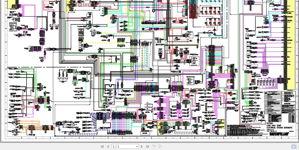 CAT Load Haul Dump R1700G SBR Operators Service Manual and Schematics