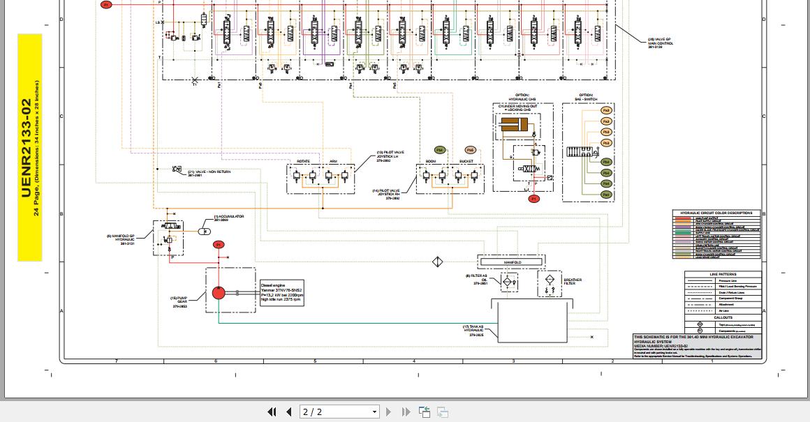 CAT Mini Hydraulic Excavator 301.4C LJK Operators Service Manual and ...