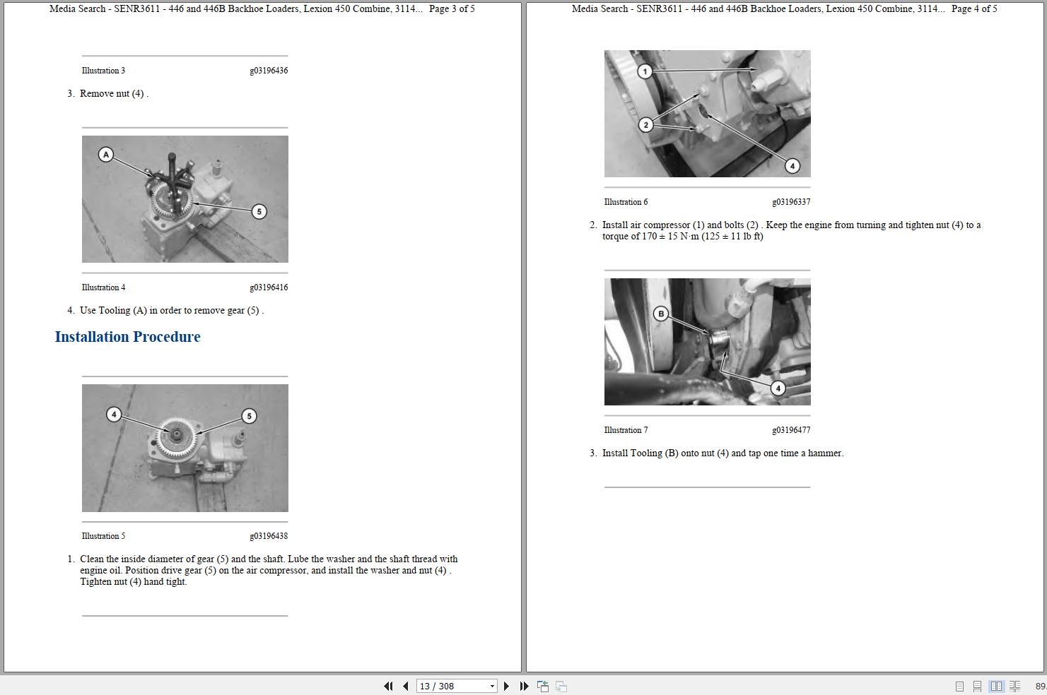 CAT Tractor Challenger 45 ABF Operators Service Manual and Schematics