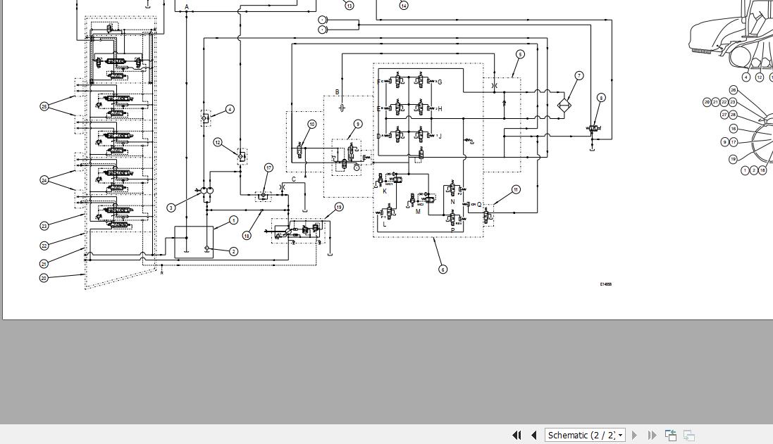 CAT Tractor Challenger 55 7DM Operators Service Manual and Schematics