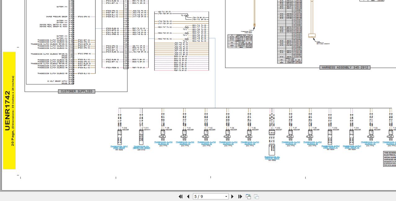 Caterpillar Agricultural Transmission TA19-M4WD XAF Operators Service ...