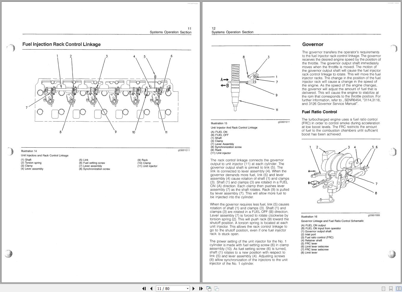 Caterpillar Engine 3114 3116 3126 Systems Operation Testing And ...