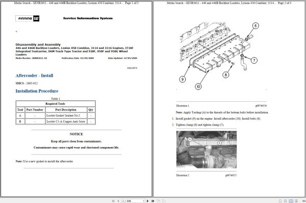 Caterpillar Engine 3114 3116 3126 Testing Disassembly and Assembly