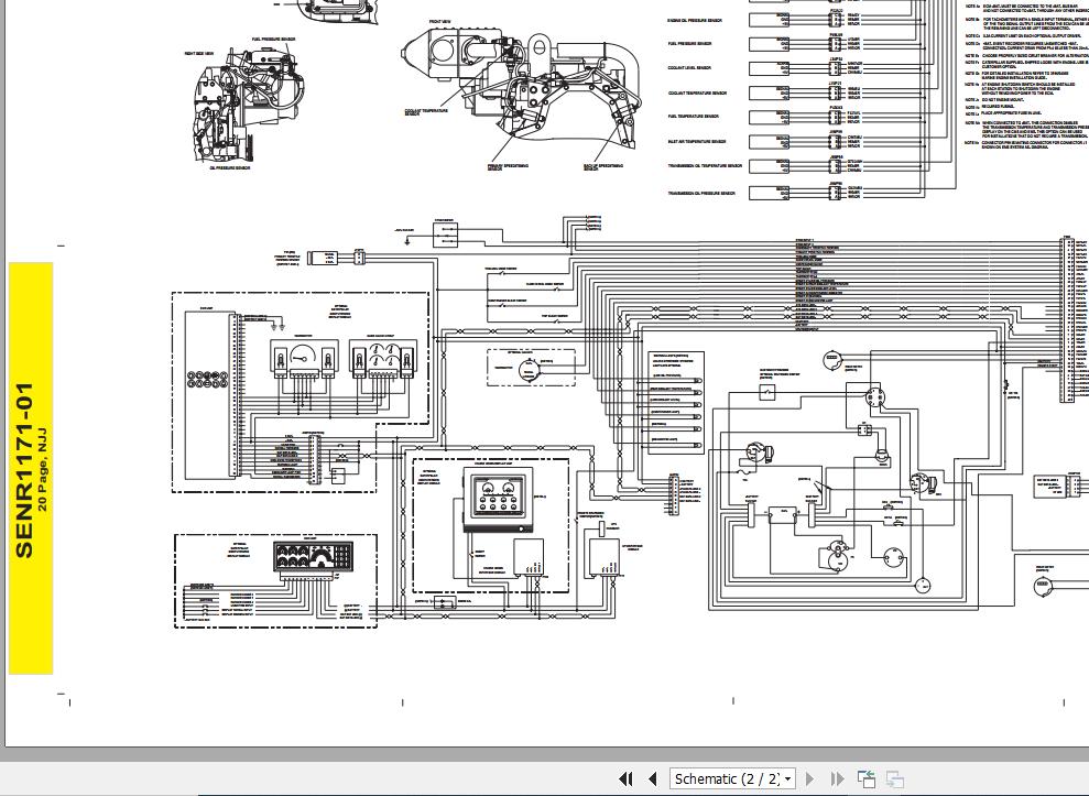 Caterpillar Engine 3196 2XR Operators Service Manual and Electrical ...