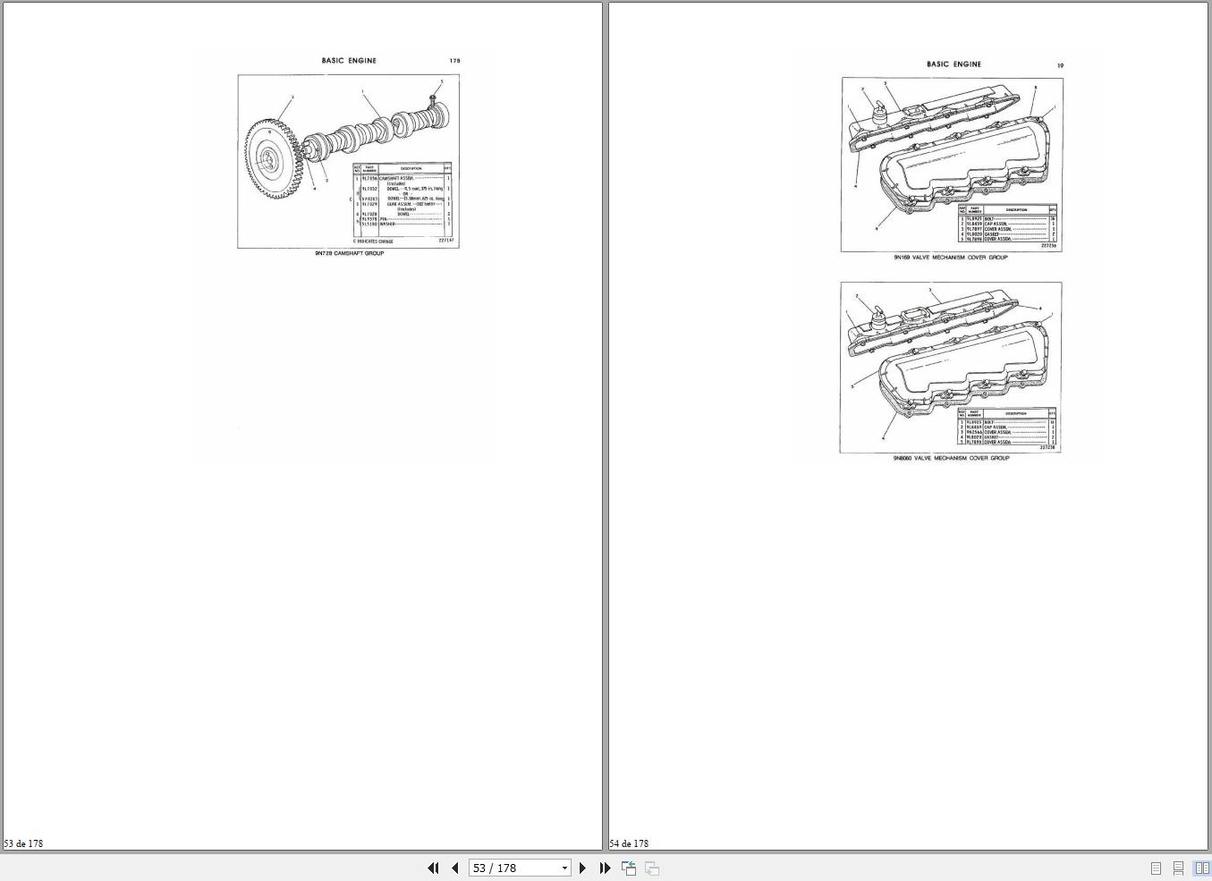 Caterpillar Engine 3208 Parts Manual SEBP1239