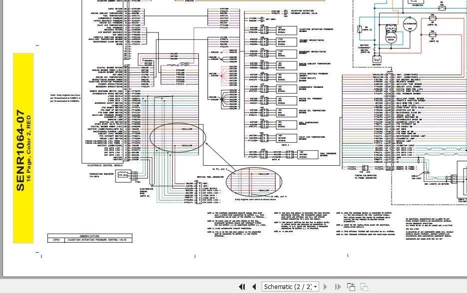 Caterpillar Engine 3412E 4CR Operators Service Manual and Electrical ...
