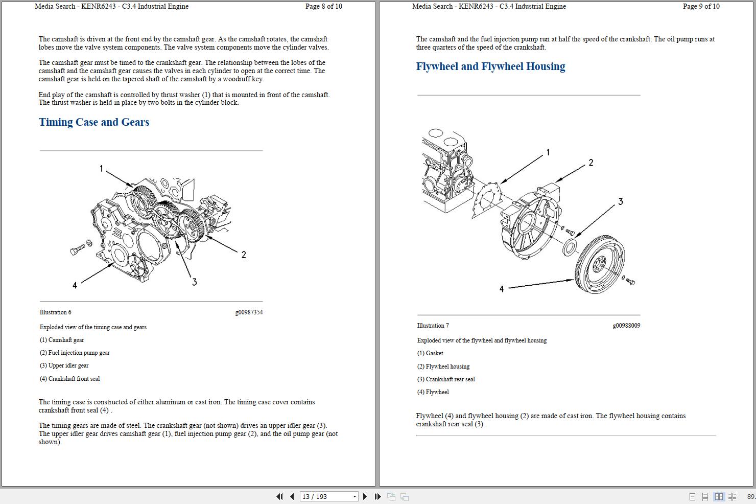 Caterpillar Engine C3.4 CJR Operation Maintenance and Service Manual