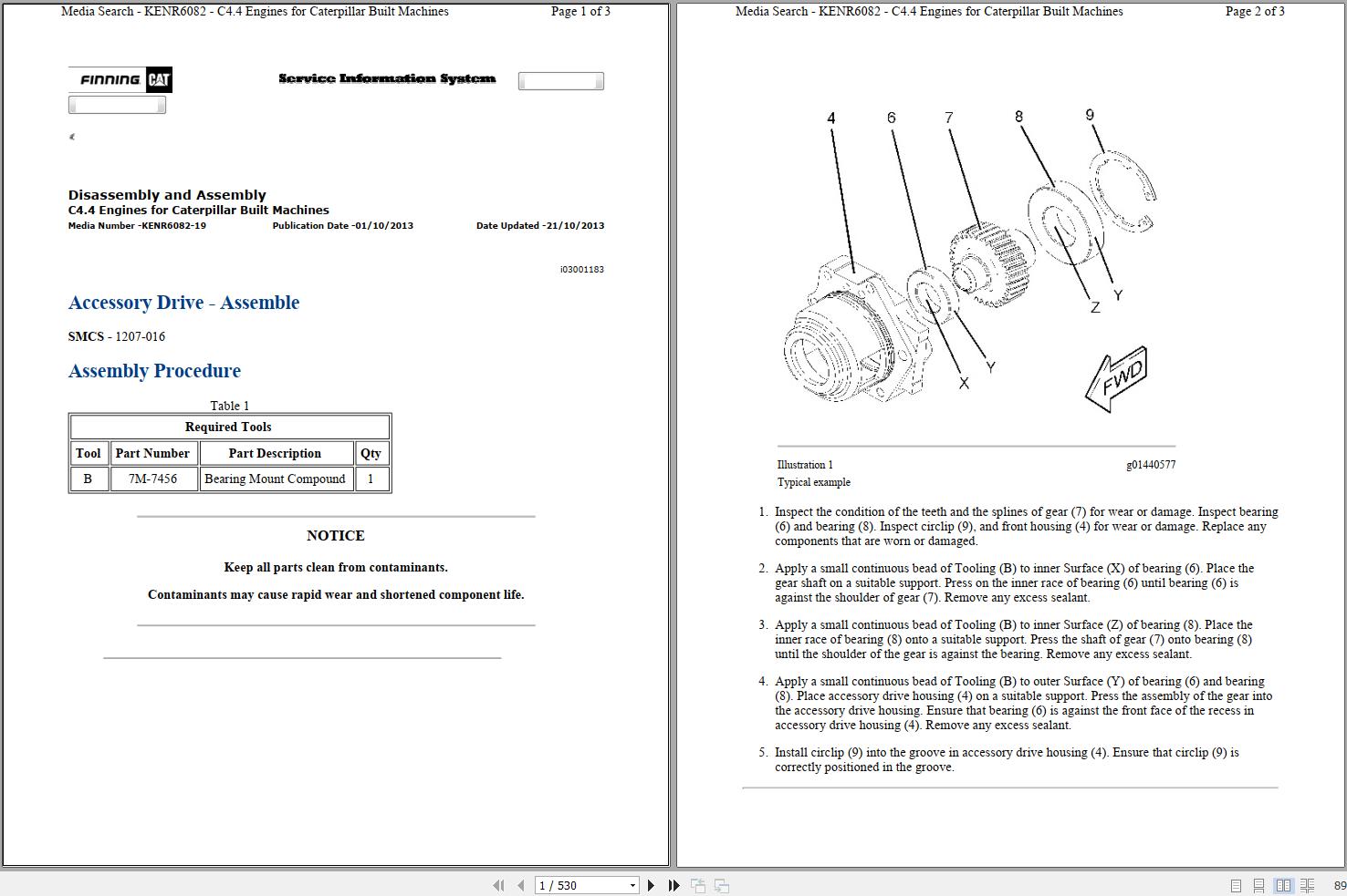 Caterpillar Engine C4.4 C4E Operation Maintenance and Service Manual