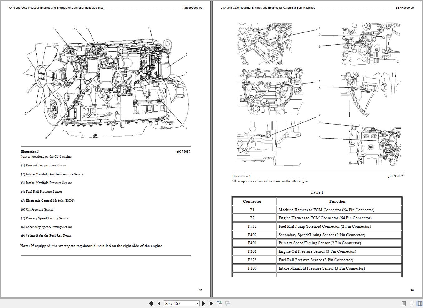 Caterpillar Engine C6.6 Troubleshooting Manual SENR9969-05