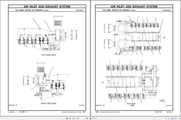 Caterpillar Generator Set 3616 Parts Manual RELP0834