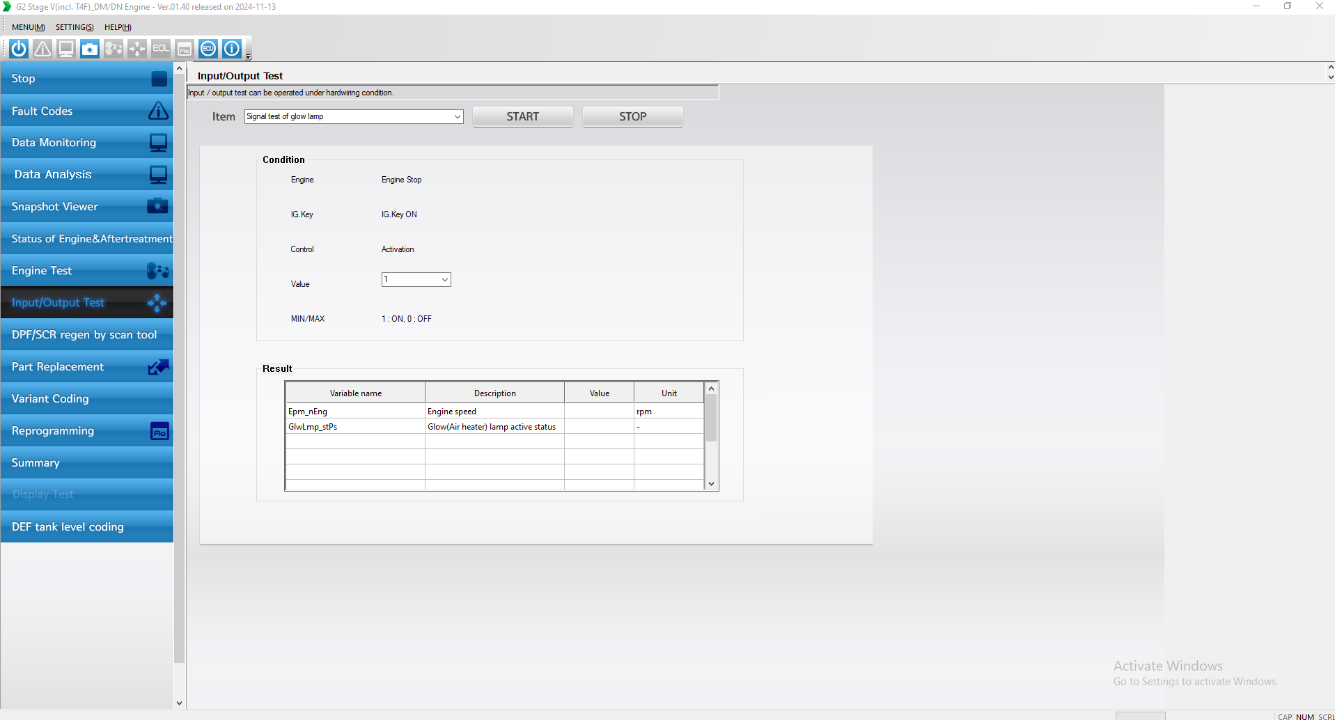 Doosan G2 Stage V (Incl. T4F) DM-DN Engine 01.40 11.2024 Diagnostic ...