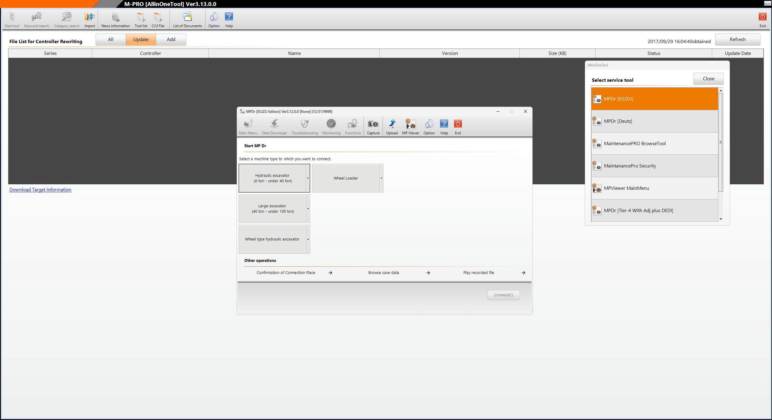 Hitachi AllinOneTool MPDr 2024 Collection Diagnostic Program How To ...