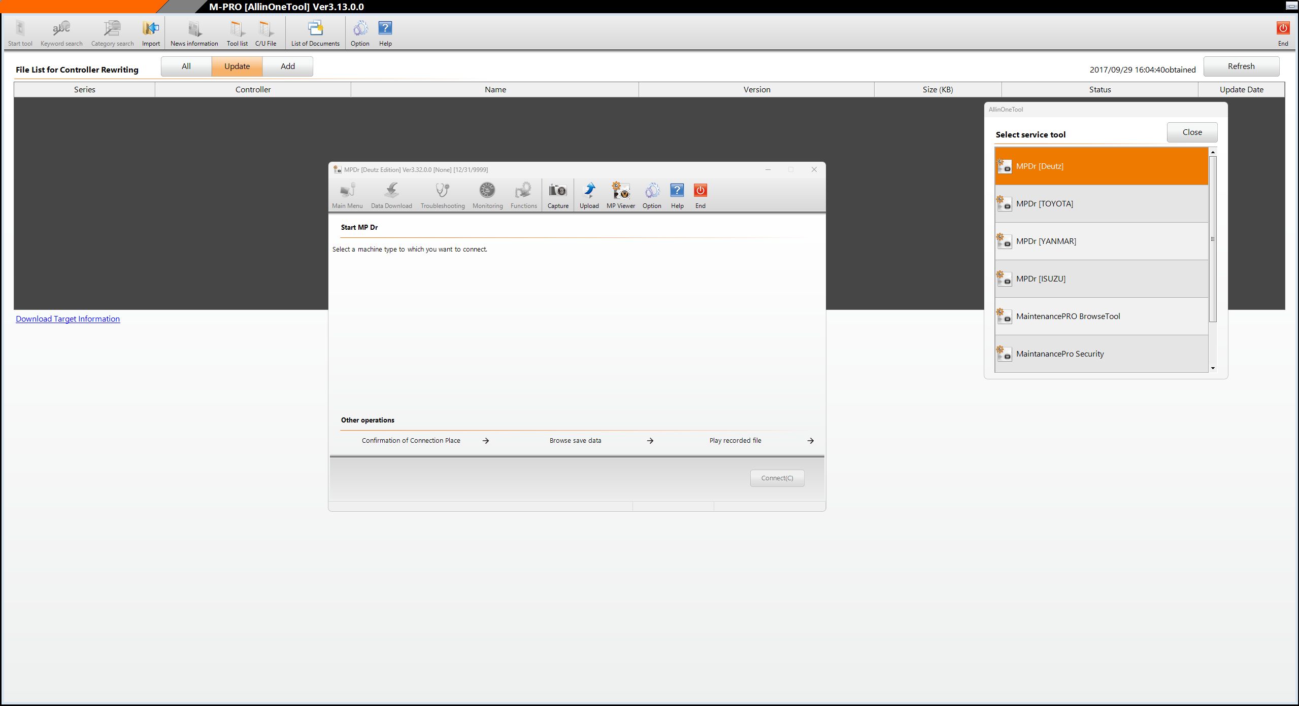 Hitachi AllinOneTool MPDr 2024 Collection Diagnostic Program How To ...
