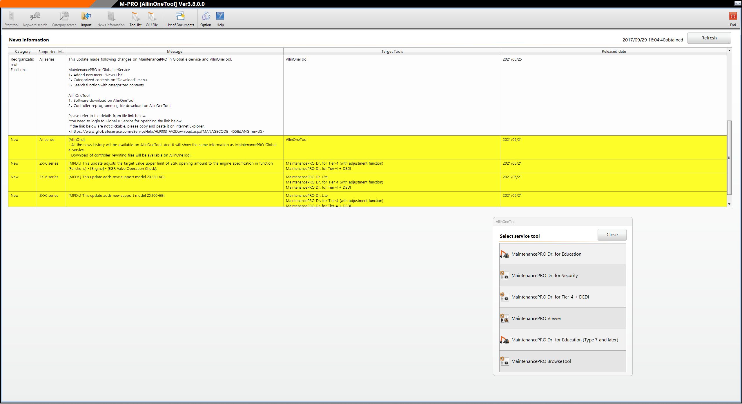 Hitachi AllinOneTool MPDr 2024 Collection Diagnostic Program How To ...