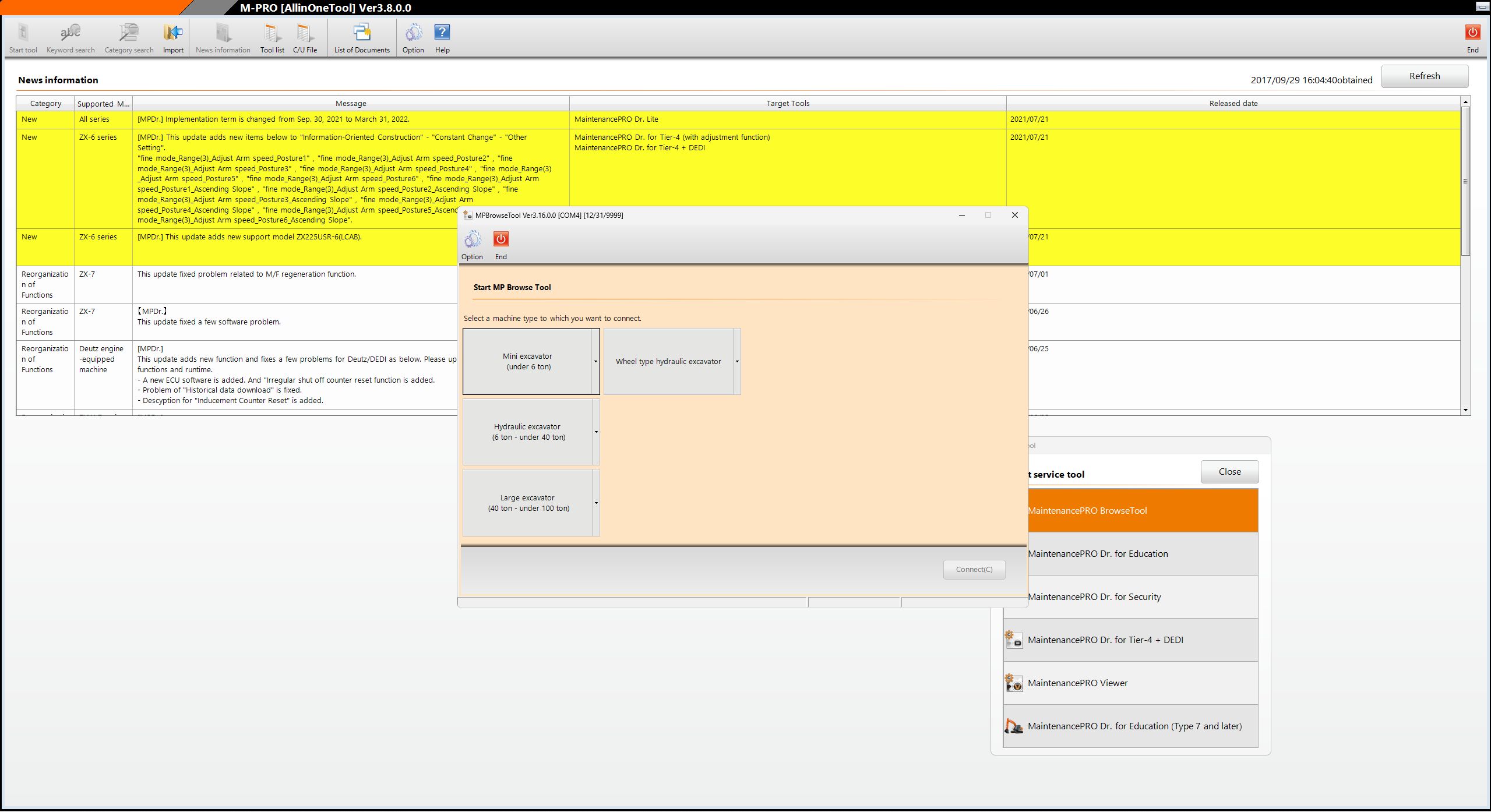 Hitachi AllinOneTool MPDr 2024 Collection Diagnostic Program How To ...
