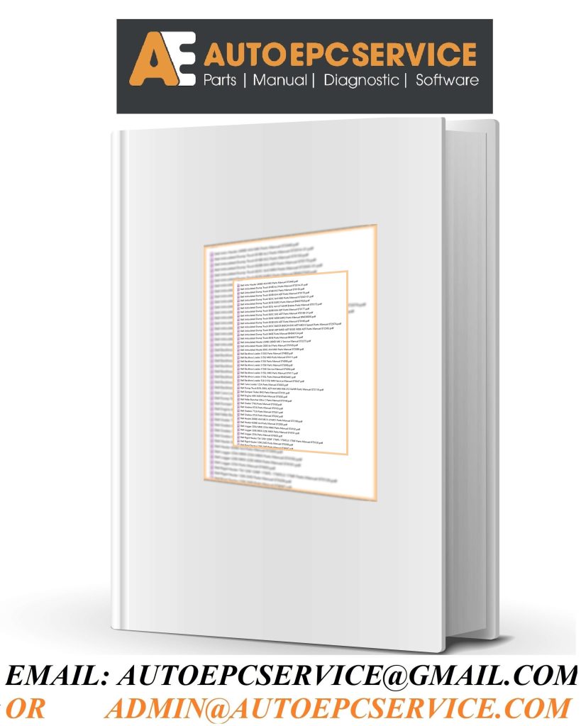 BELL Heavy Equipment PDF Operators Parts Service Manual 1.54GB