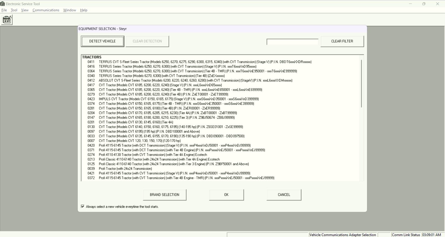 CNH EST 9.12 2025 Electronic Controller 188 Diagnostic Program Remote ...