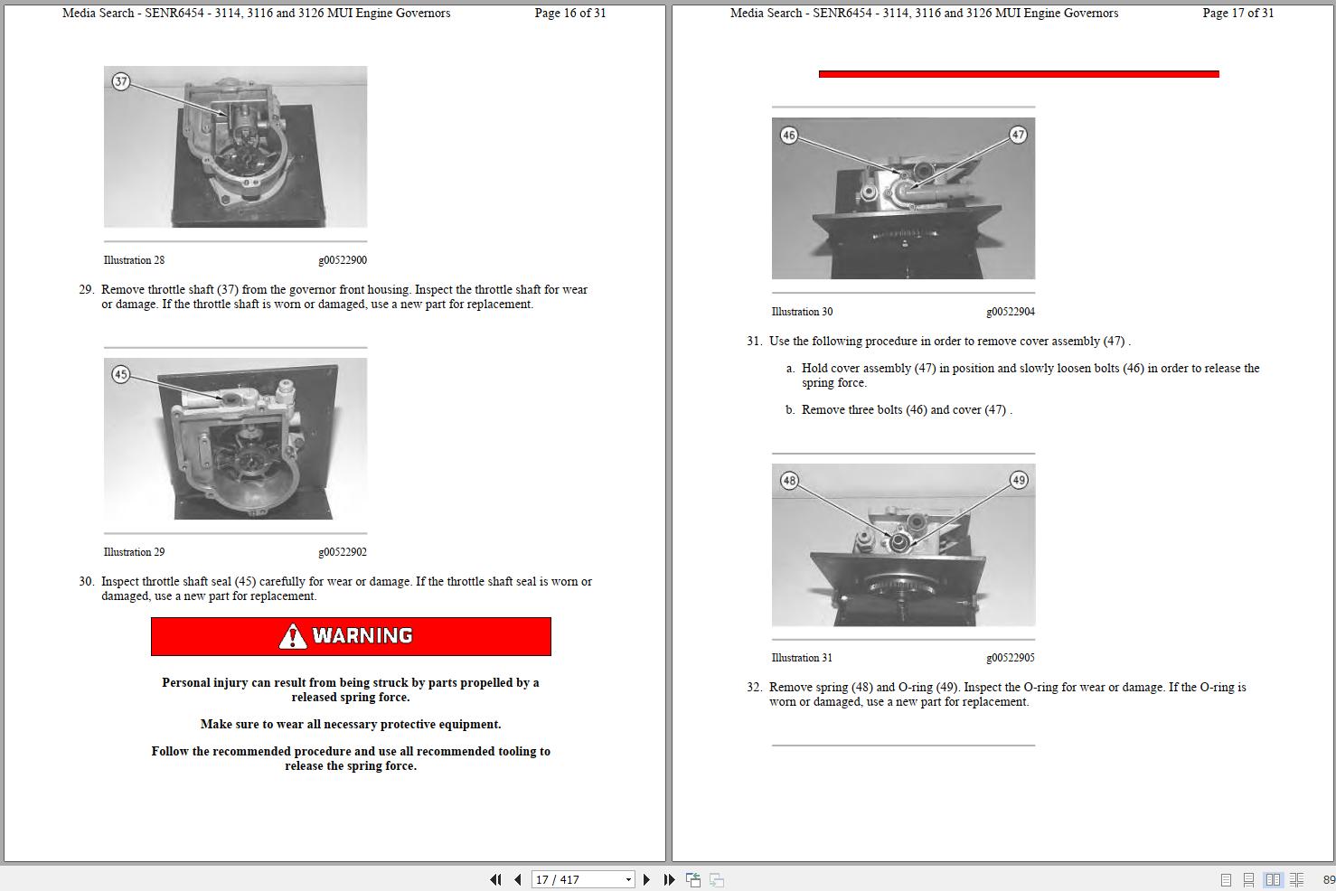 Caterpillar Compact Wheel Loader 910E ISF Operators Service Manual ...