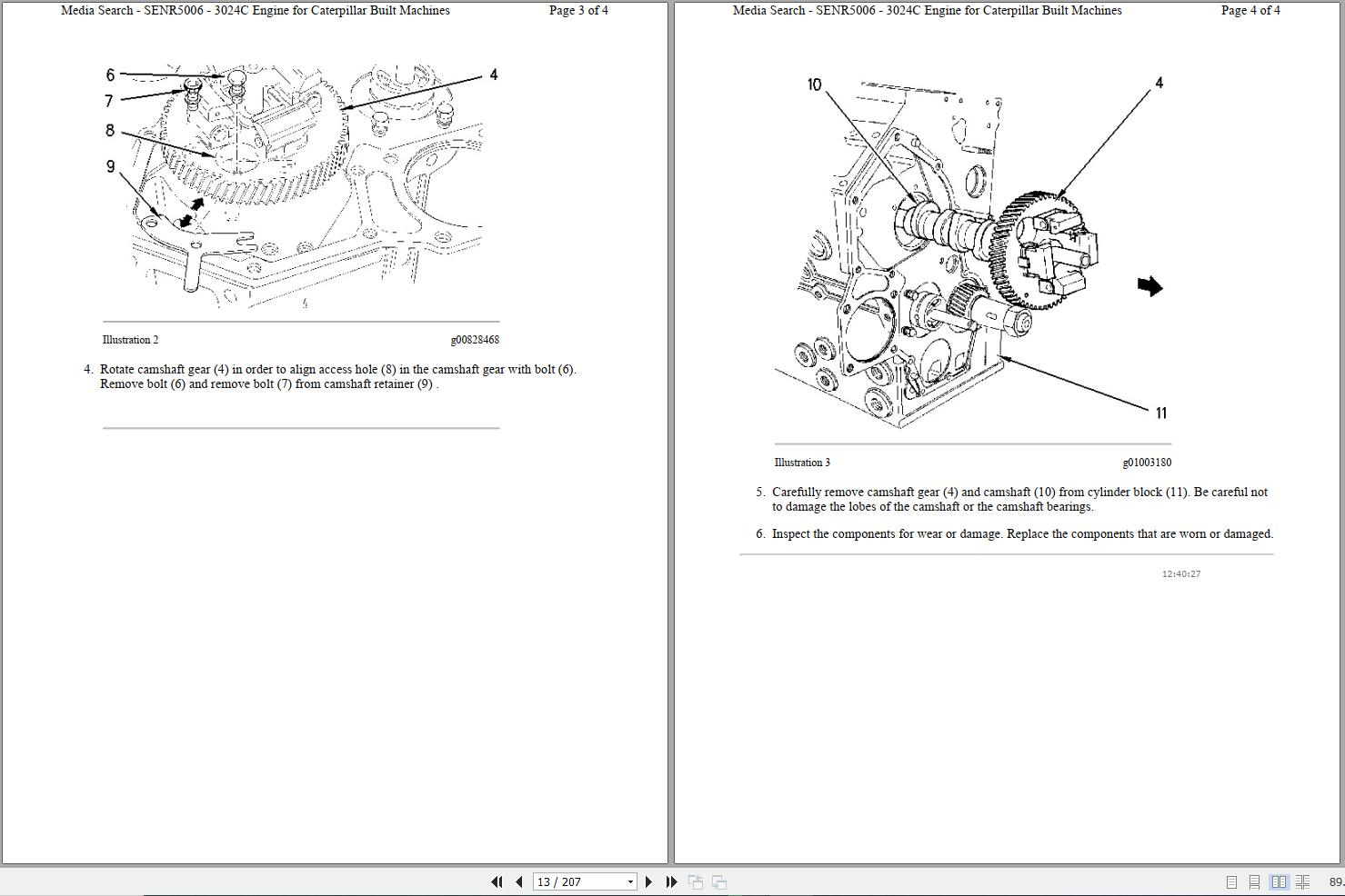 Caterpillar Multi Terrain Loader 247B MTL Operators Service Manual ...