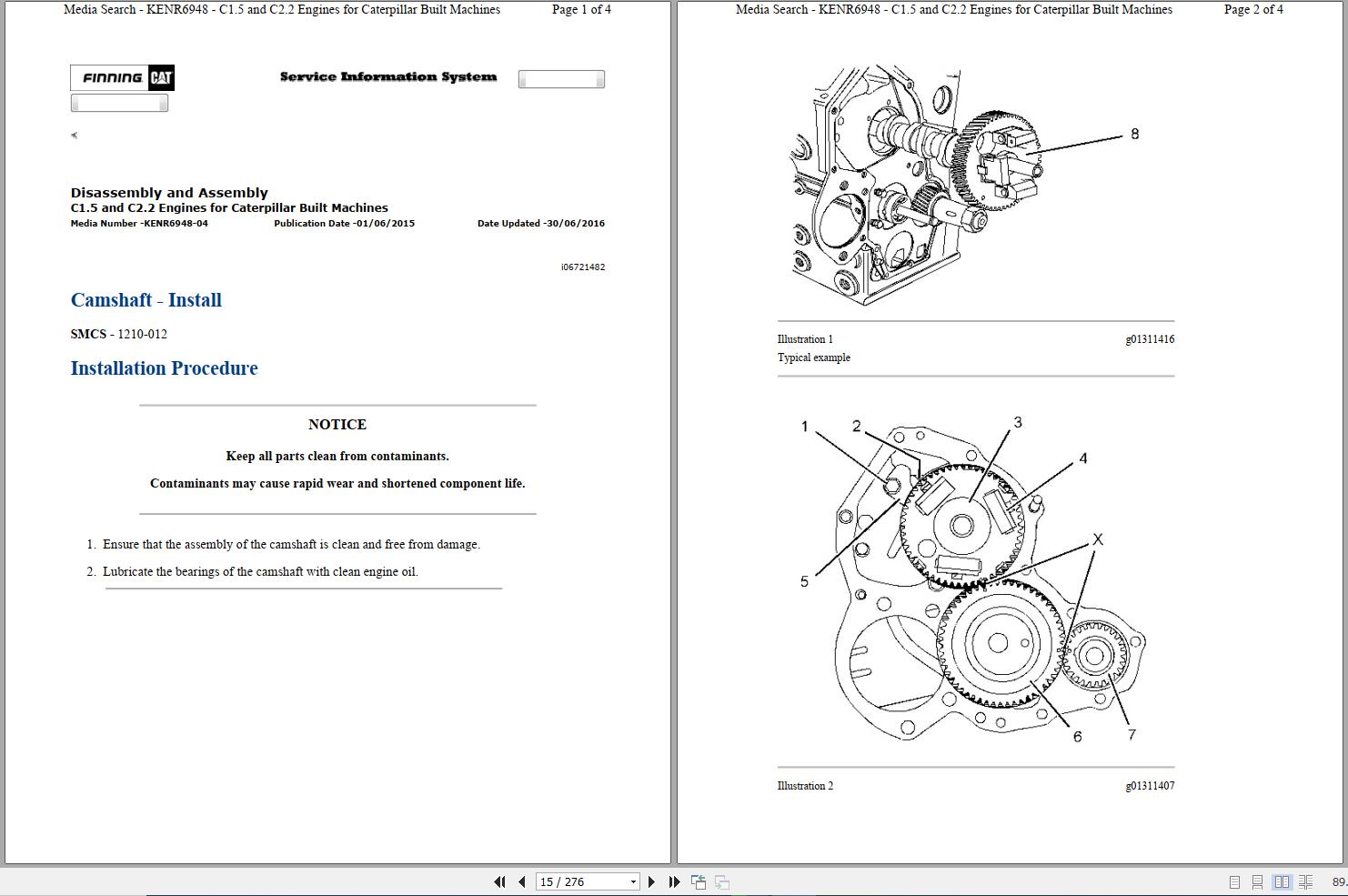 Caterpillar Multi Terrain Loader 247B3 ESL Operators Service Manual ...