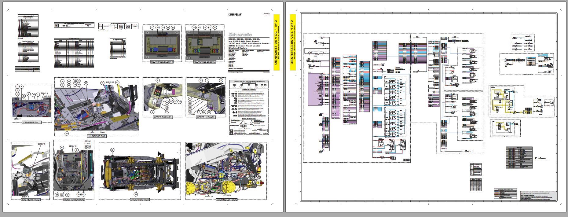 Caterpillar Multi Terrain Loader 257B3 B7H Operators Service Manual ...
