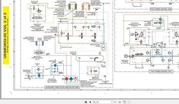 Caterpillar Multi Terrain Loader 257B3 B7H Operators Service Manual ...