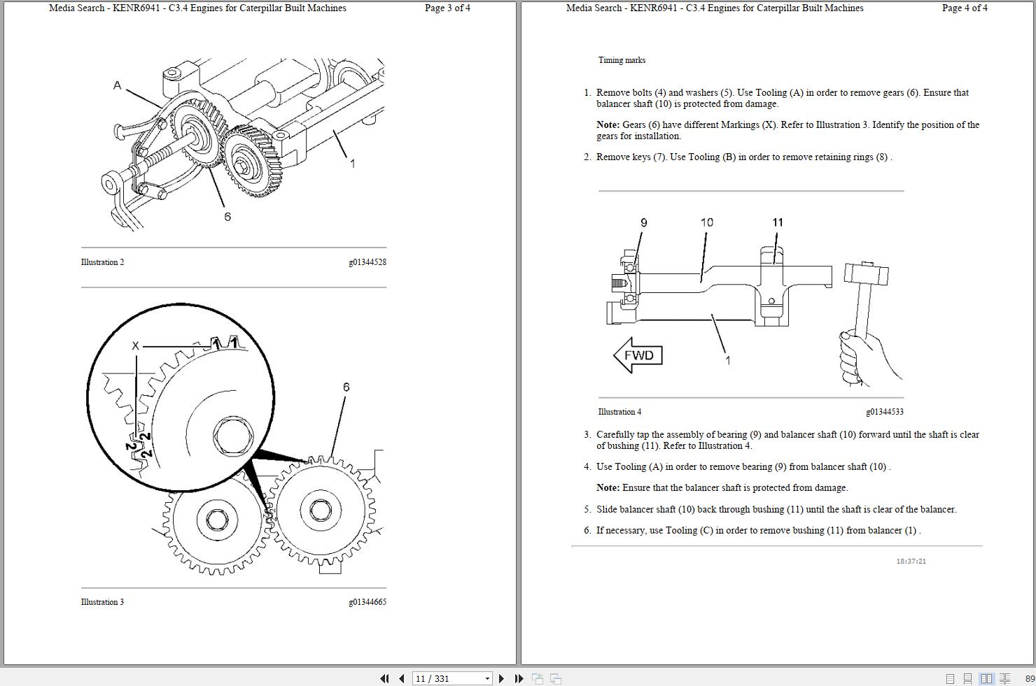 Caterpillar Multi Terrain Loader 297C GCP Operators Service Manual ...