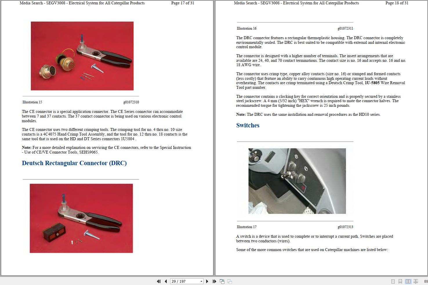 Caterpillar Rake-Power Box PR172 RPB Operation Maintenance and Service ...