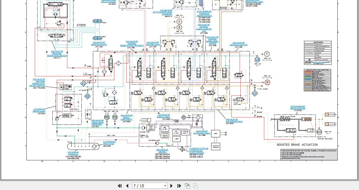 Caterpillar Telehandler TH330B SLB Maintenance Service Manual Schematics