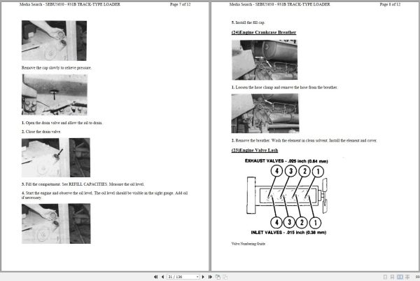 Caterpillar Track-Type Loader 931B 29Y Operators Service Manual ...