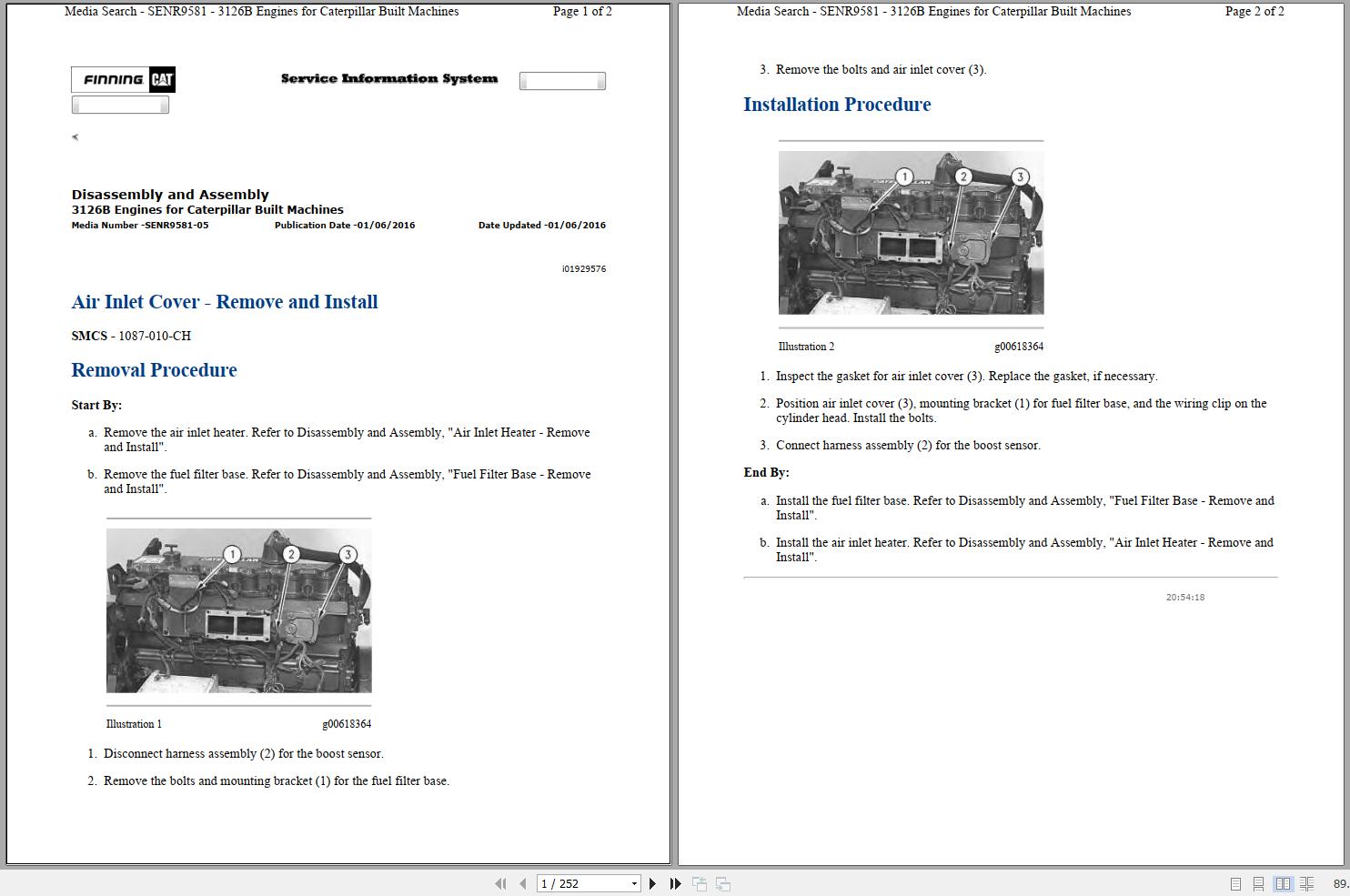 Caterpillar Track-Type Tractor D5N CKT Operators Service Manual Schematics