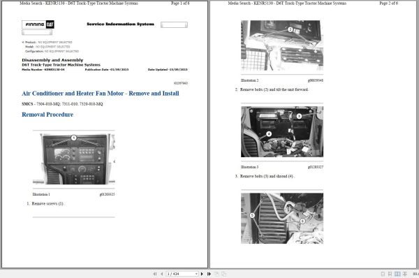 Caterpillar Track-Type Tractor D6T LAY Operators Service Manual Schematics
