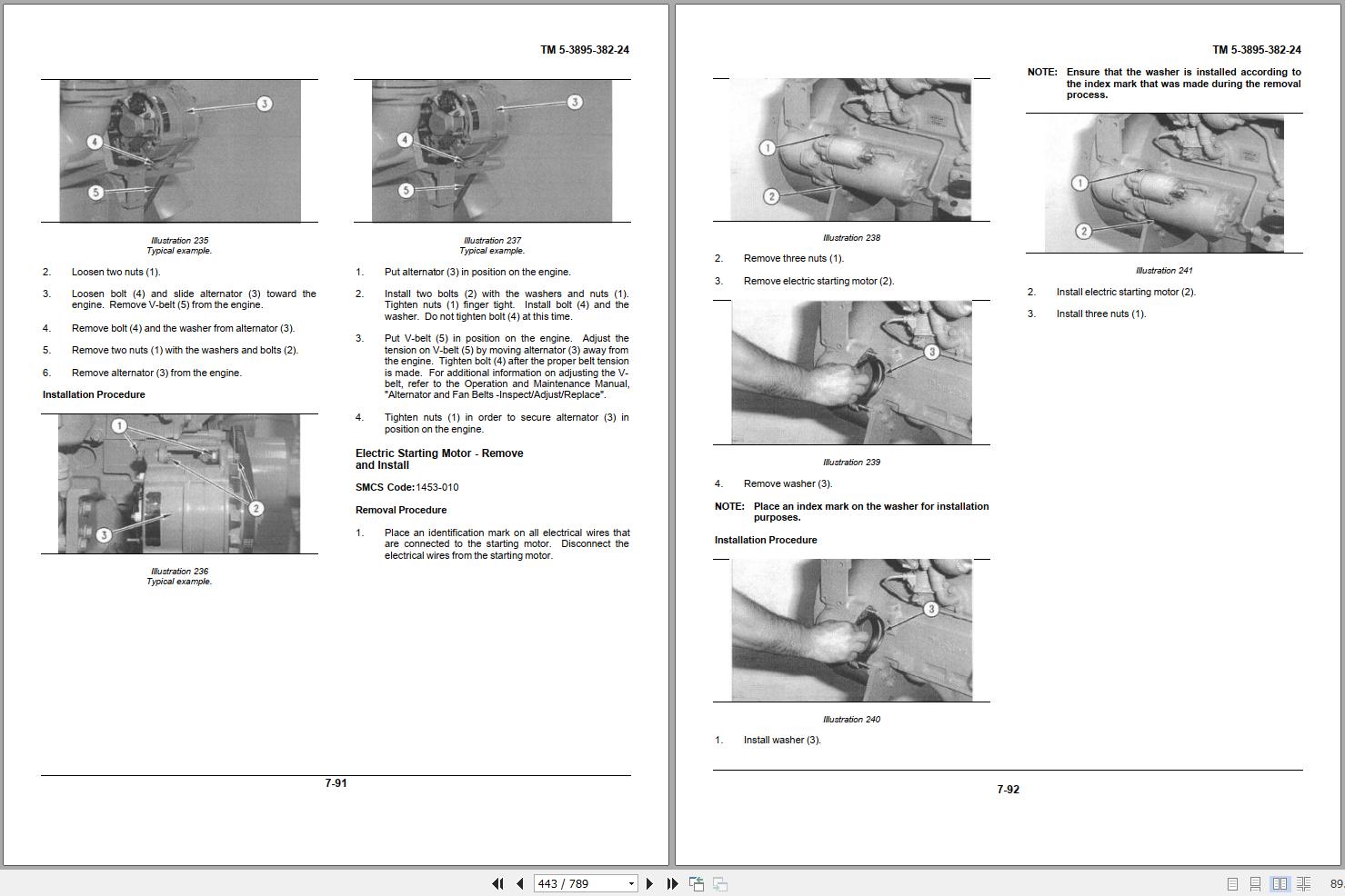 Caterpillar Vibratory Compactor CS-433C Technical Manual TM5-3895-382-24