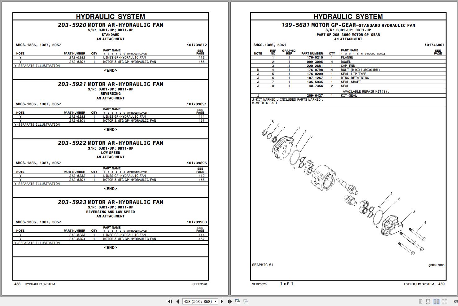 Caterpillar Wheel Loader 928G DJD Maintenance Parts Service Manual ...