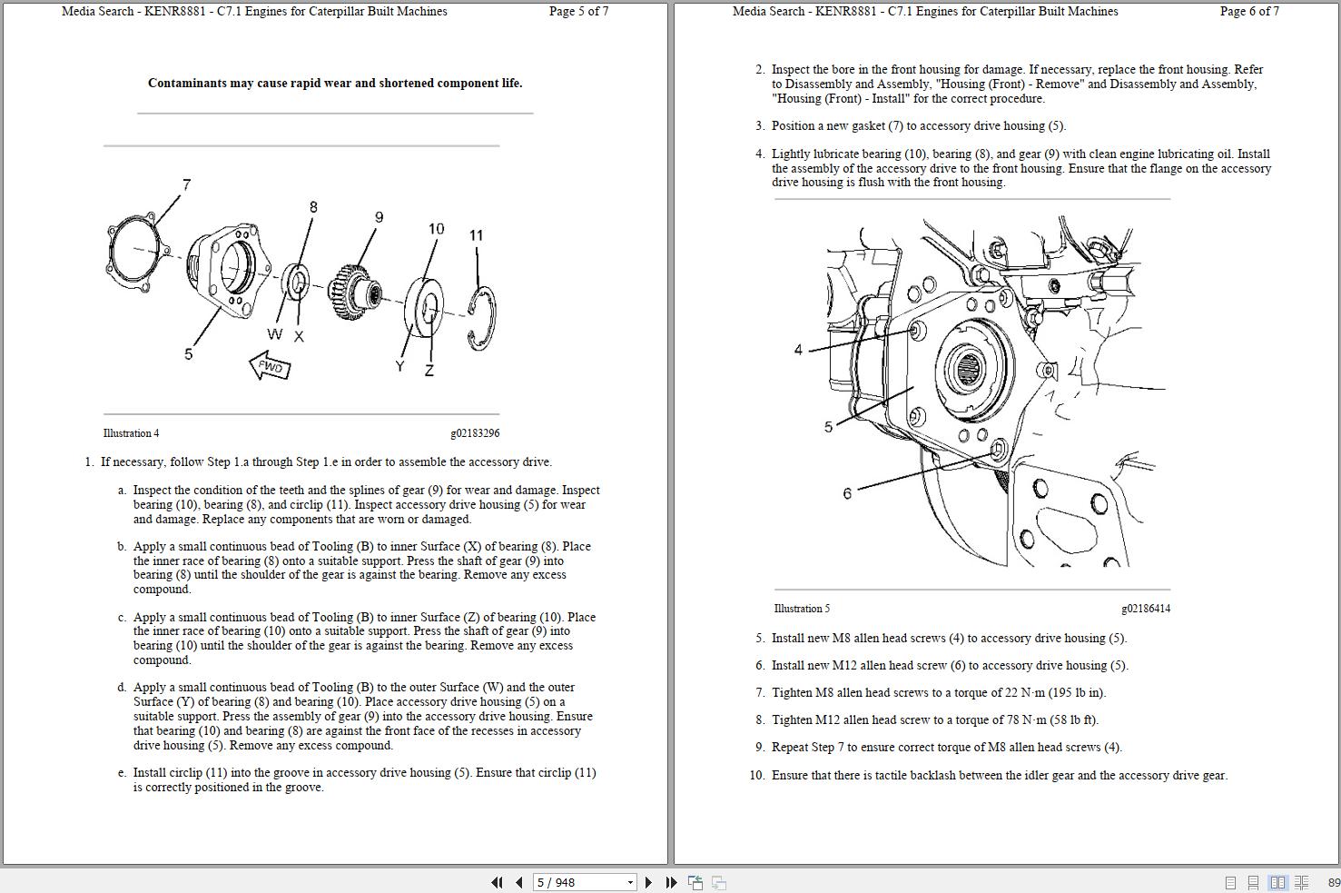 Caterpillar Wheel Loader 950K R4A Operators Service Manual Schematics