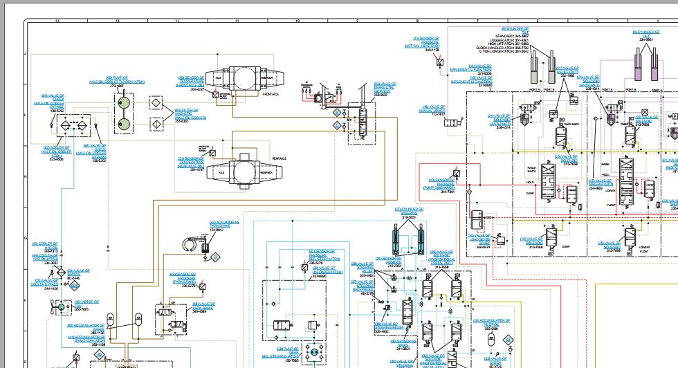 Caterpillar Wheel Loader 980K W7K Operators Service Manual Schematics