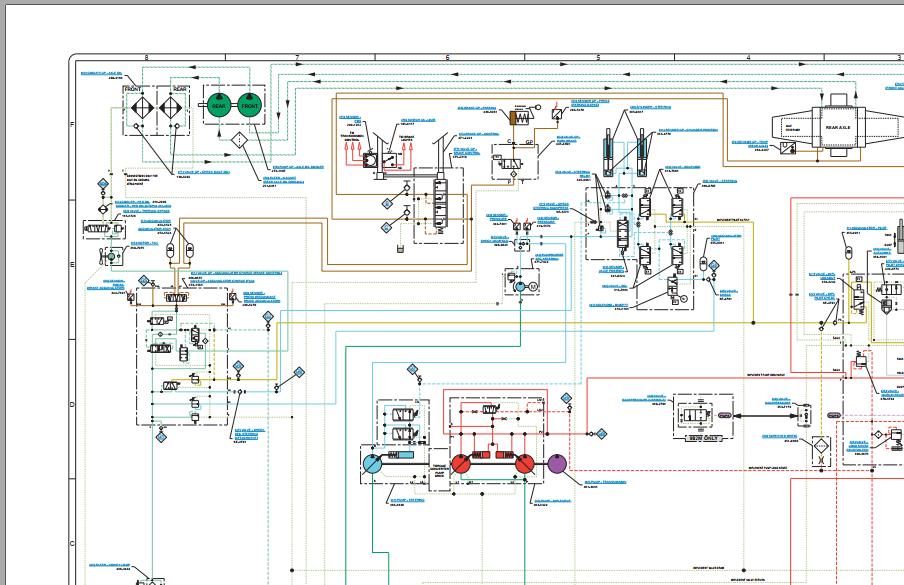 Caterpillar Wheel Loader 980M KRS Operators Service Manual Schematics