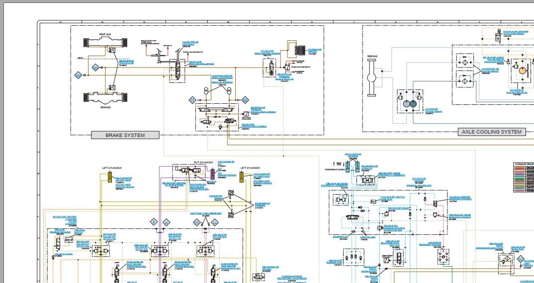 Caterpillar Wheel Loader 988H A7A Operators Service Manual Schematics