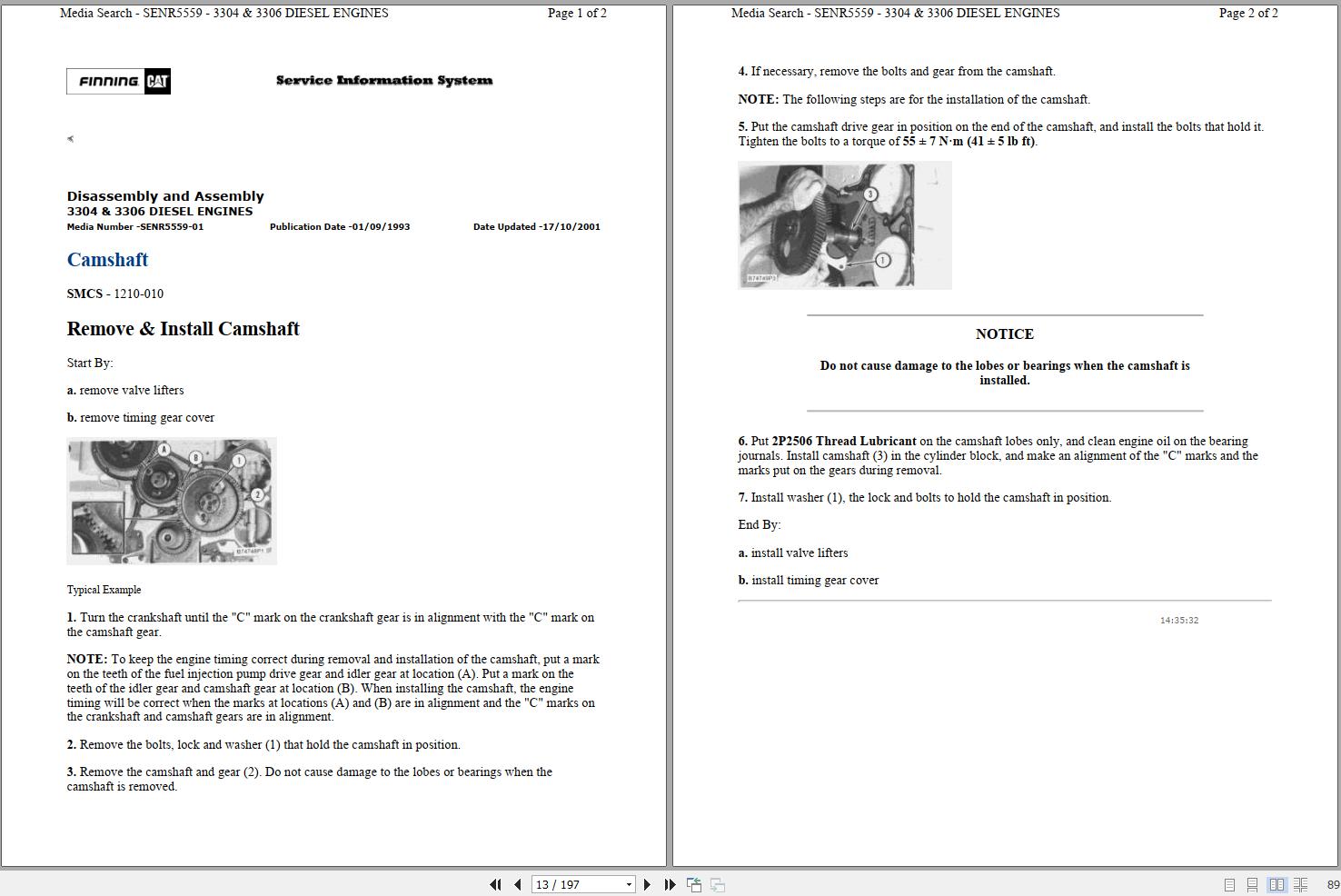 Caterpillar Wheel Skidder 528 96C Operators Service Manual Schematics
