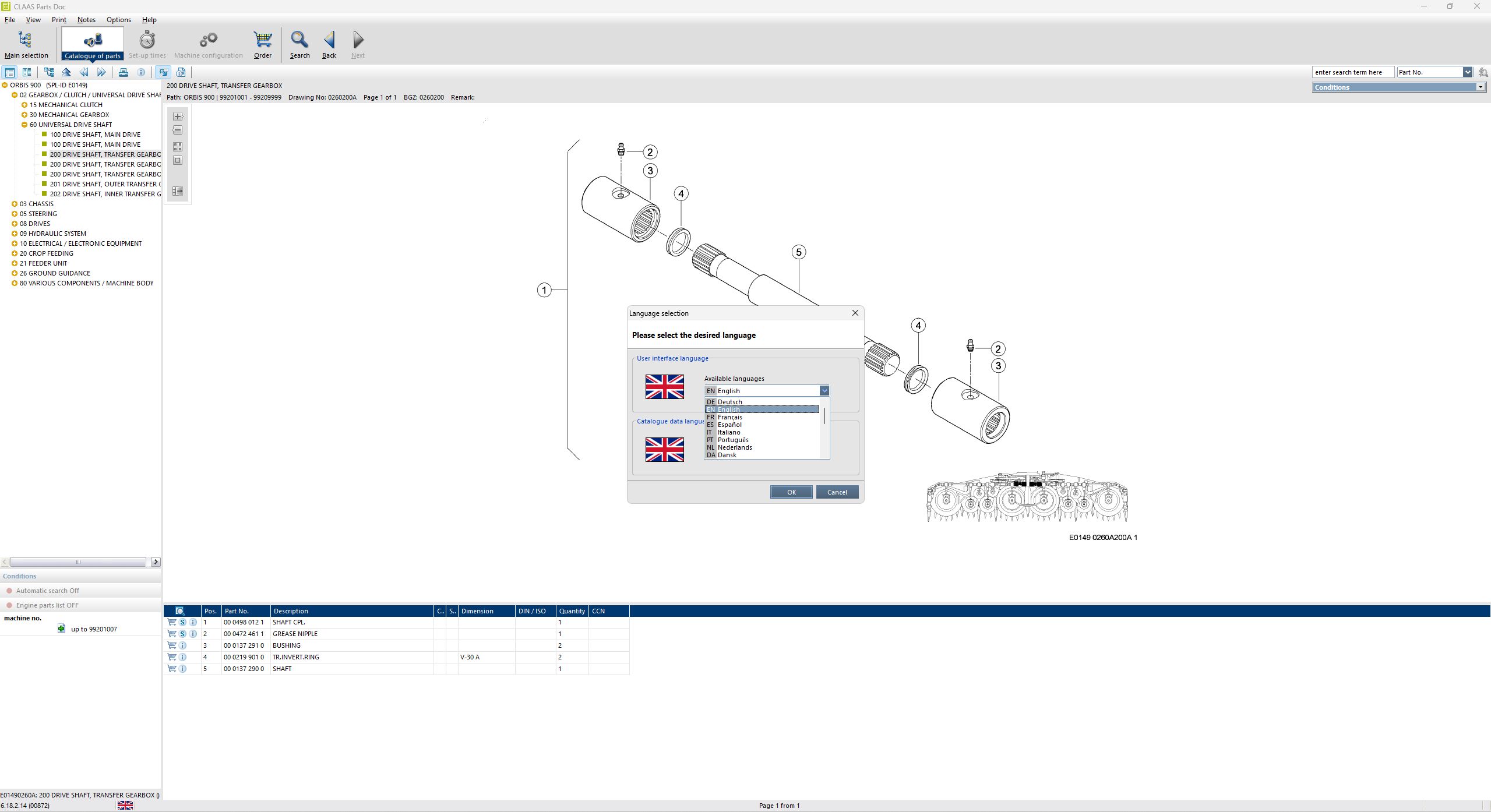 Claas EPC Parts Doc 2.2 03.2025 872 Spare Parts Program How To Install Guide Instruction