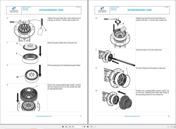 Comer Industries Axle C08 Service Manual