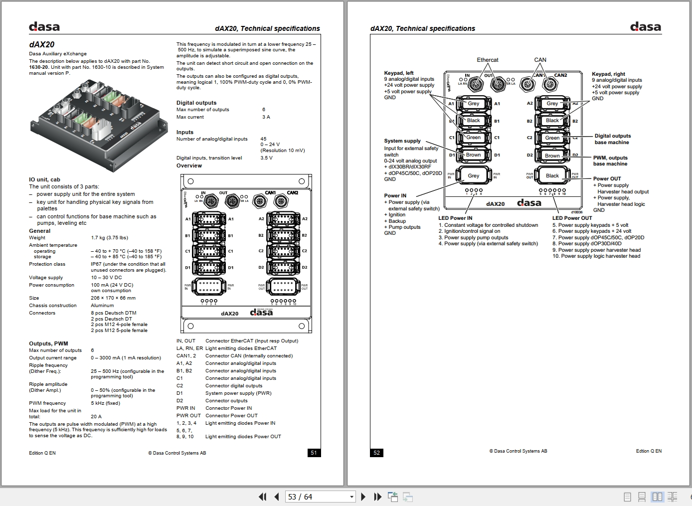 Dasa Bucking Software H50 System Manual Edition Q