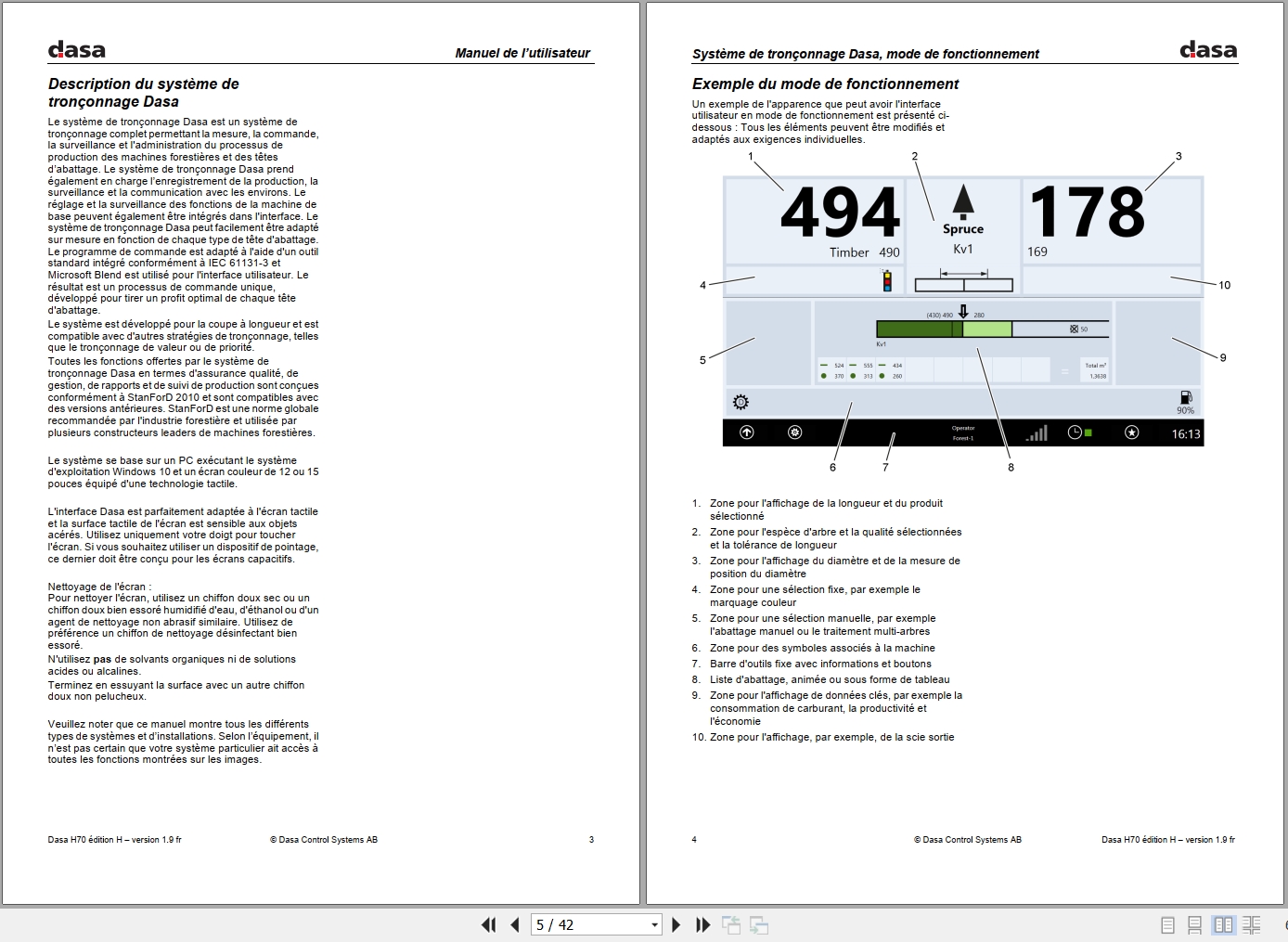 Dasa Bucking Software H70 User Manual FR